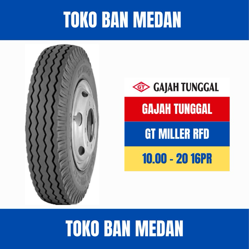 Jual BAN TRUK GAJAH TUNGGAL 1000-20 16PR MILLER RFD | Shopee Indonesia