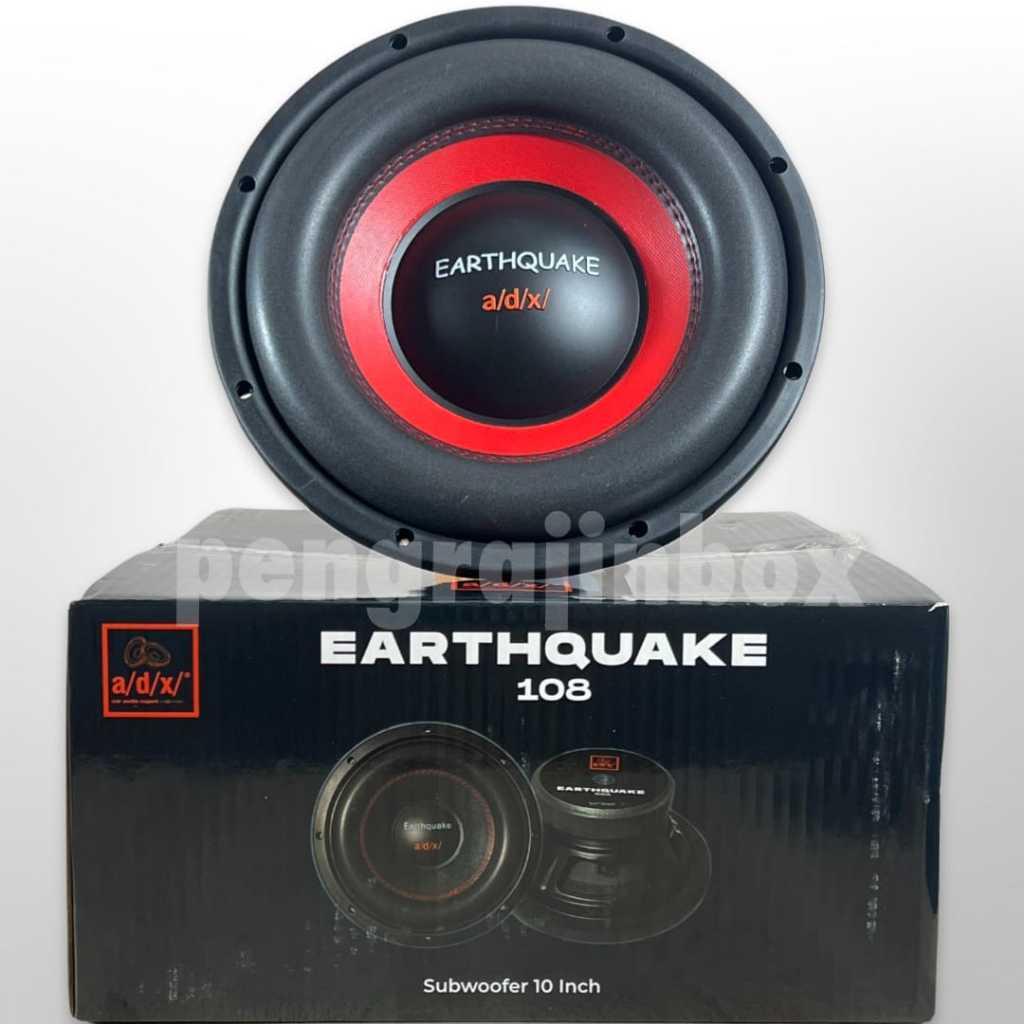 Jual Subwoofer ADX Earhquake Earthquake 10 Inch 450 Watts Double Coil | Shopee Indonesia