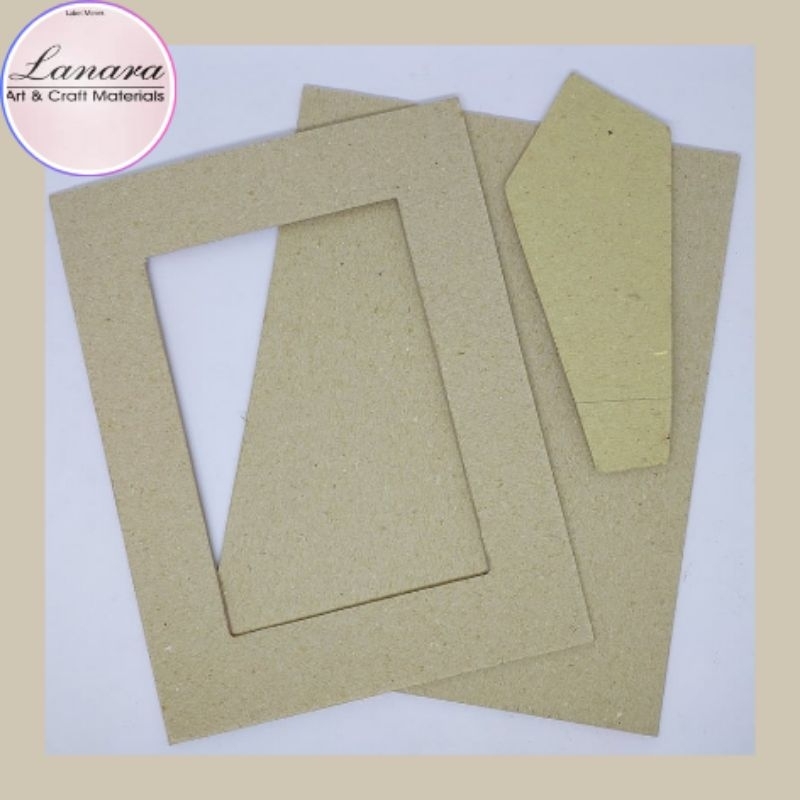 Jual Frame DIY Ukuran 4R Dari Karton Board Prakarya Craft Kerajinan ...