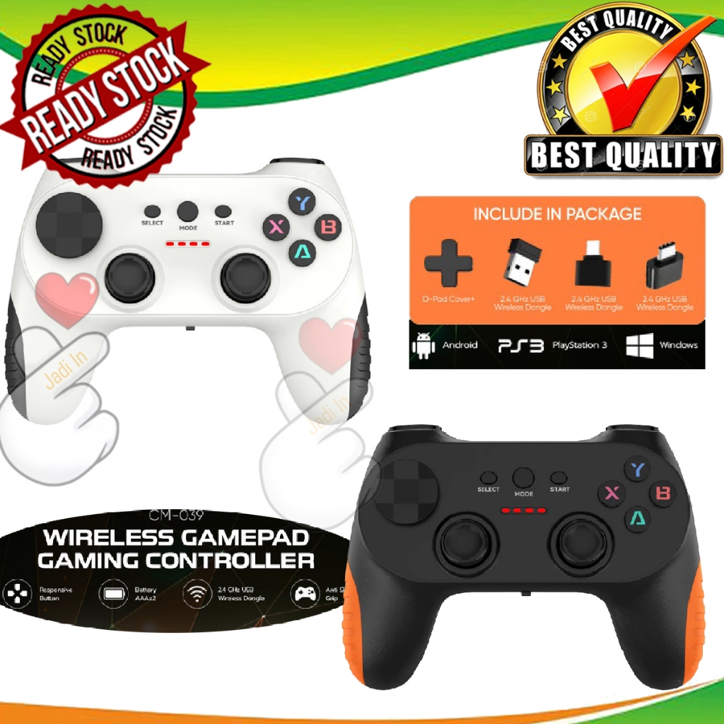 Jual Gamepad Wireless 2.4G for Hp Android Tablet PS3 Laptop PC Joystick ...