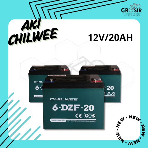 Jual AKI BATERAI SEPEDA LISTRIK TERMURAH CHILWEE 12V 20AH GARANSI 6 BULAN (ECERAN) | Shopee ...