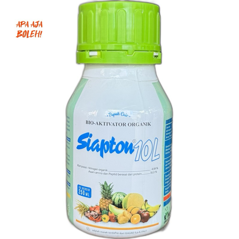 Jual PUPUK CAIR ORGANIK SIAPTON 10L 250 ML ISAGRO/BIO-AKTIVATOR NUTRISI ...