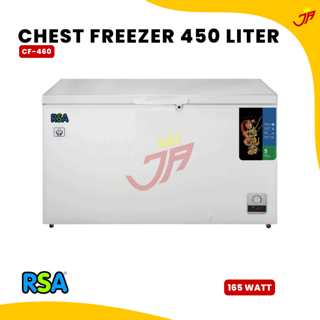 Jual RSA CHEST FREEZER TYPE CF-460/Freezer Box 450 liter/Freezer Cf 460 ...