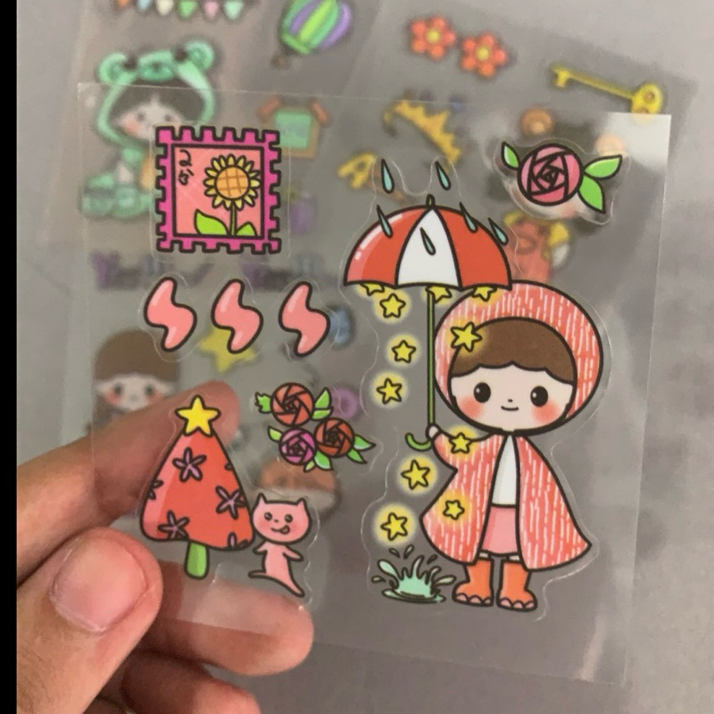 Jual Sticker Premium Anti Air 10pcs Sticker Sticker Motiff Lucu dan ...