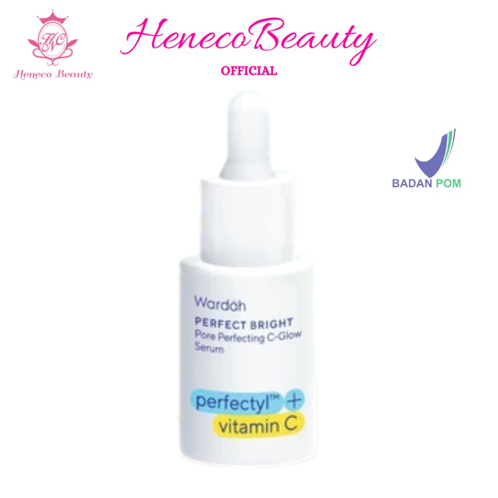 Jual WARDAH Perfect Bright Perfectyl TM + Vitamin C Pore Perfecting C-Glow Serum 15ml / Micro ...