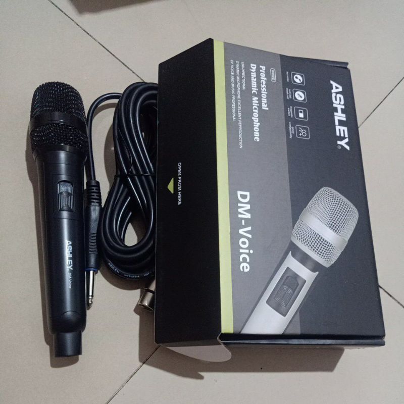 Jual MIC ASHLEY DM VOICE VOCAL MICROPHONE ORIGINAL | Shopee Indonesia