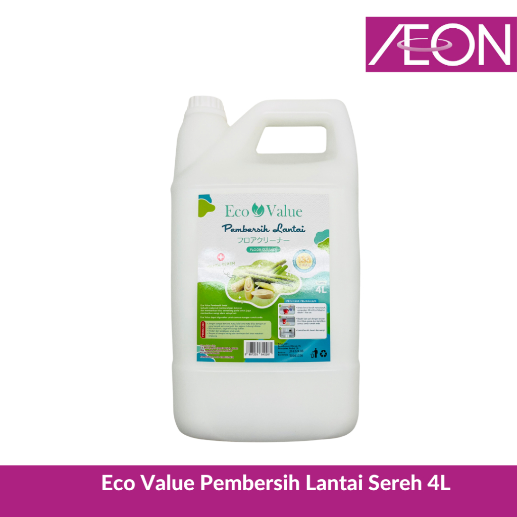 Jual Eco Value Pembersih Lantai Sereh 4L | Shopee Indonesia