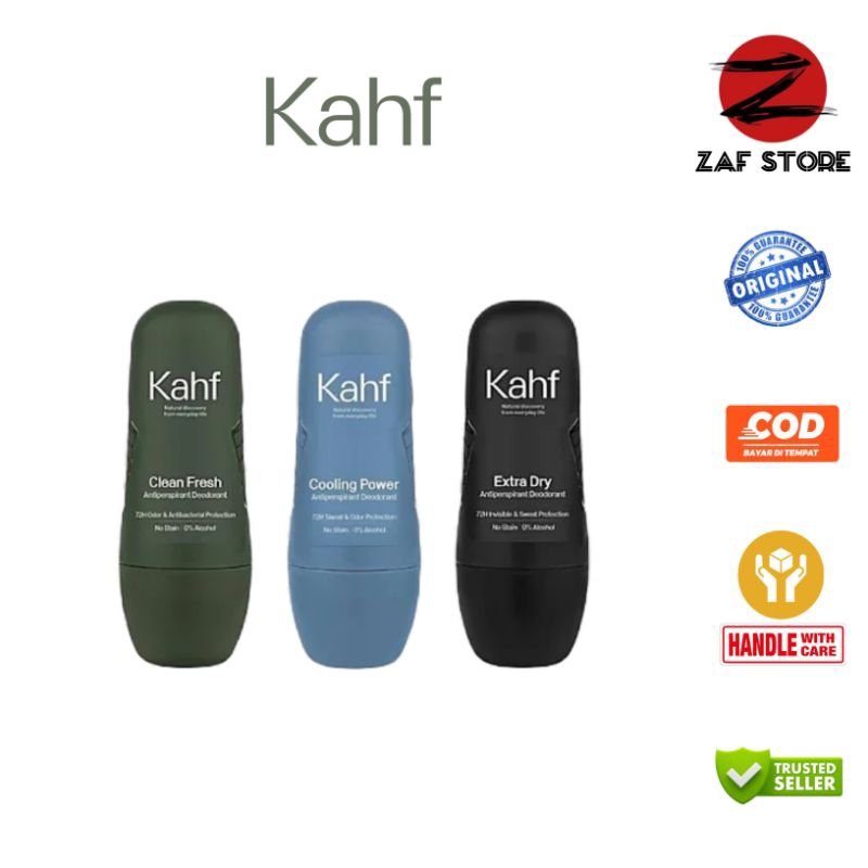 Jual Kahf Antiperspirant Deodorant Roll On 45ml | Shopee Indonesia