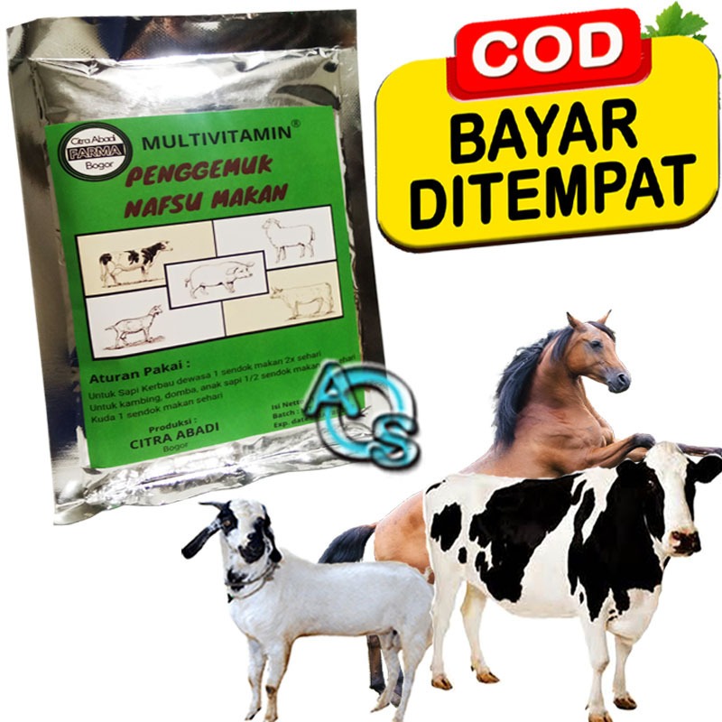Jual MULTIVITAMIN PENGGEMUK TERNAK SAPI//KAMBING//BABI ORIGINAL ...
