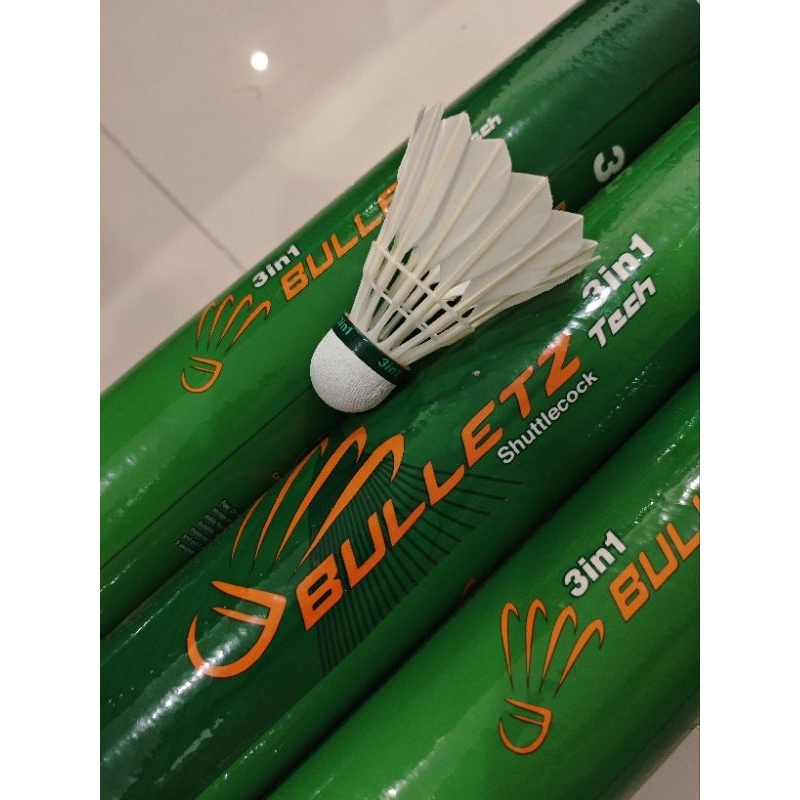 Jual Shuttlecock Cock Badminton 3in1 Bulletz Jade 3in1 - Indocock 3in1 ...