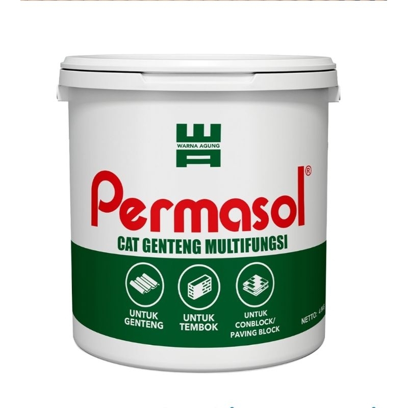 Jual Permasol Cat Genteng 4kg | Shopee Indonesia