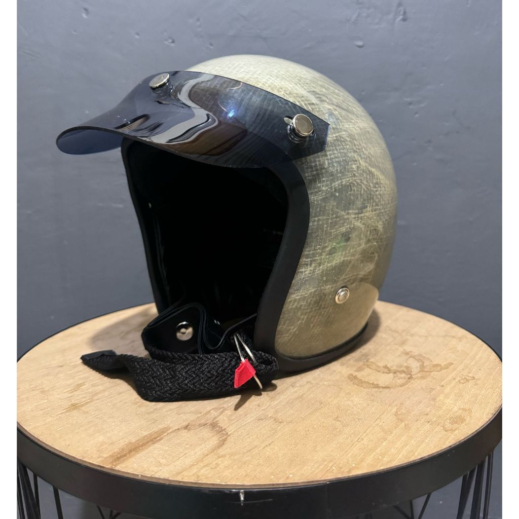 Jual Helm Slim head Raw Hitam, Biru, Ungu,Putih custom-helm slim head ...