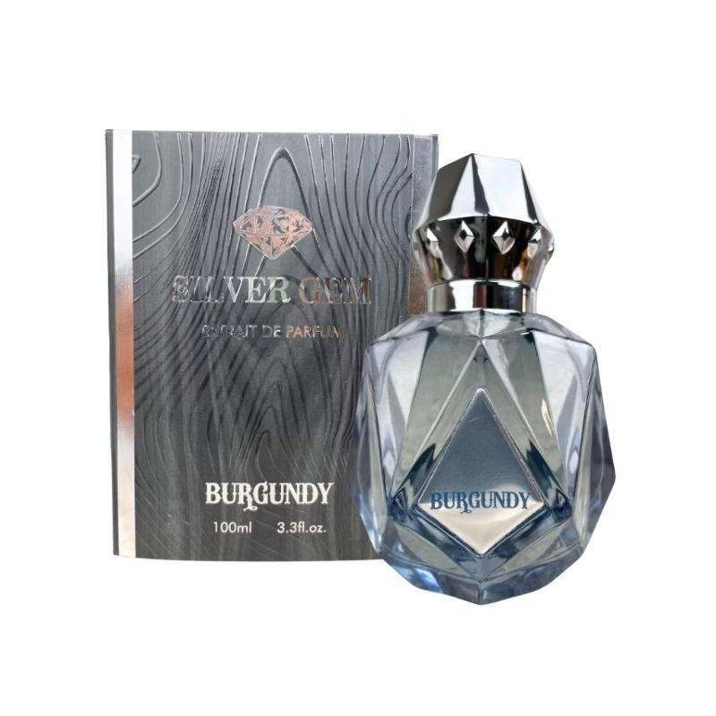 Jual BURGUNDY Silver Gem Extrait de Parfum 100ml | Shopee Indonesia