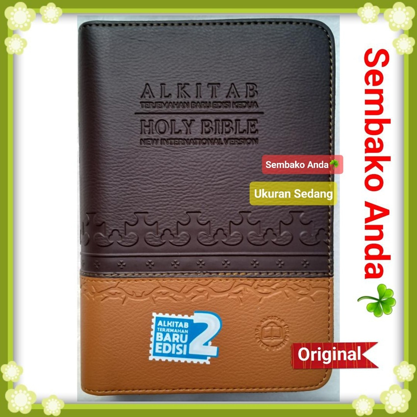 Jual Alkitab 2 bahasa NIV Inggris Indonesia TB2. New International ...