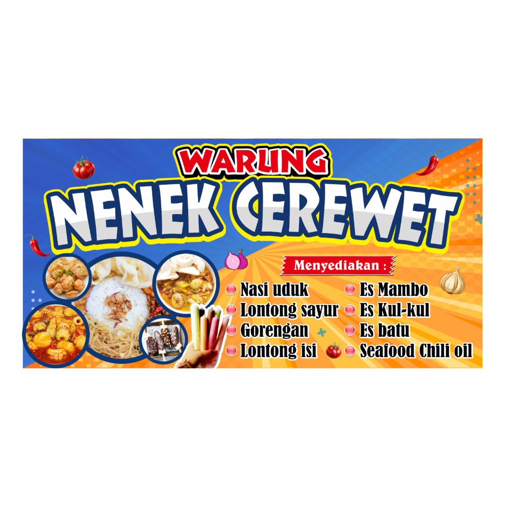 Jual BANNER WARUNG, TOKO SEMBAKO CUSTOM NAMA | Shopee Indonesia