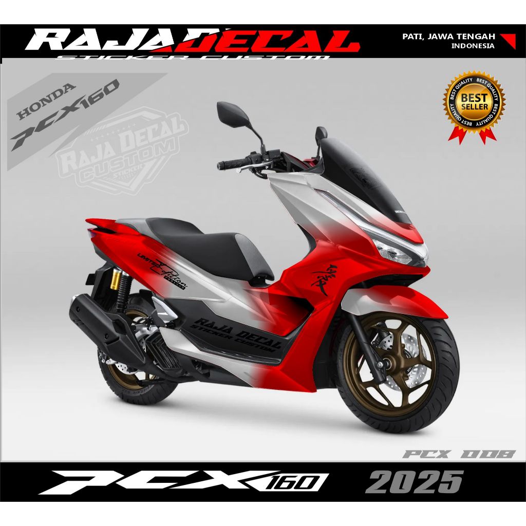 Jual COD Sticker Decal Full Body Honda PCX 160 RoadSync 2025 Decal ...
