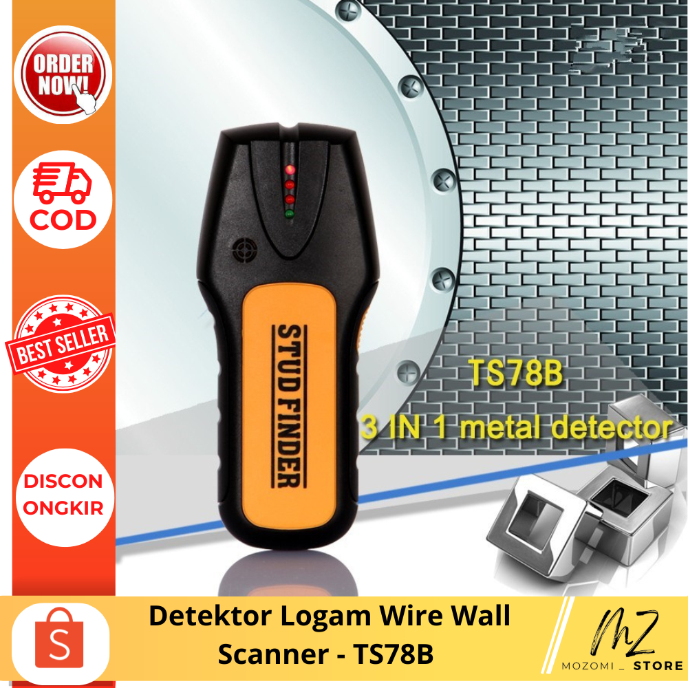 Jual Alat Detektor Pendeteksi Logam Wire Wall Scanner | Shopee Indonesia