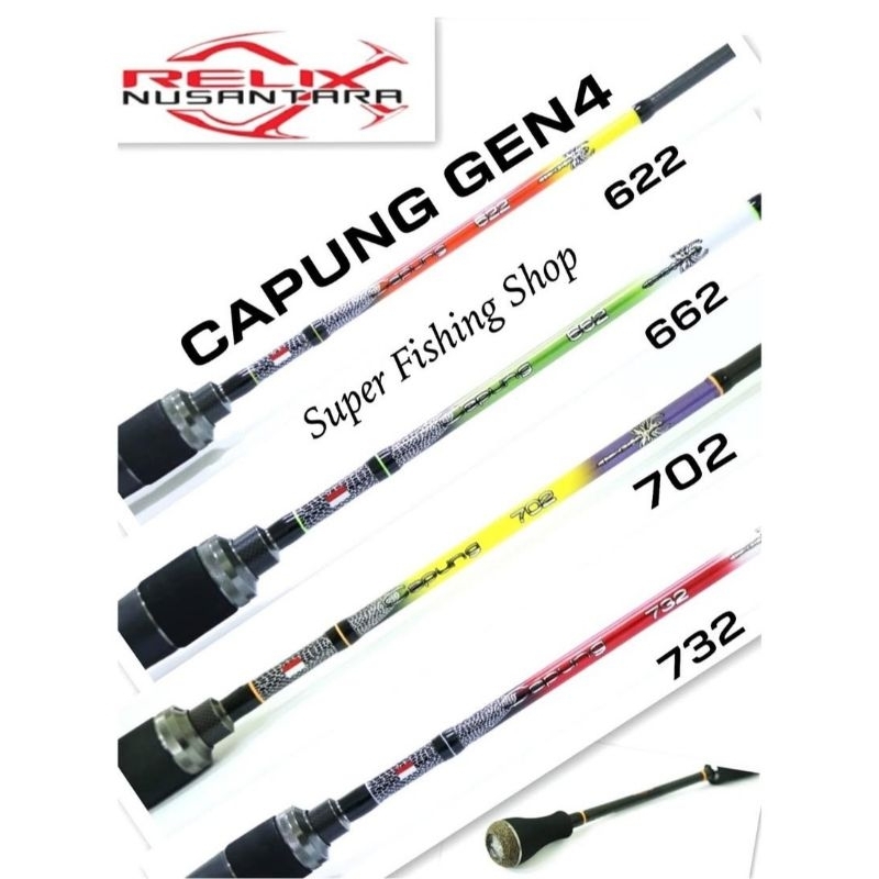 Jual Joran Relix Capung Gen 4 / Rod Capung Terbaru / 702 SE / 622 ...