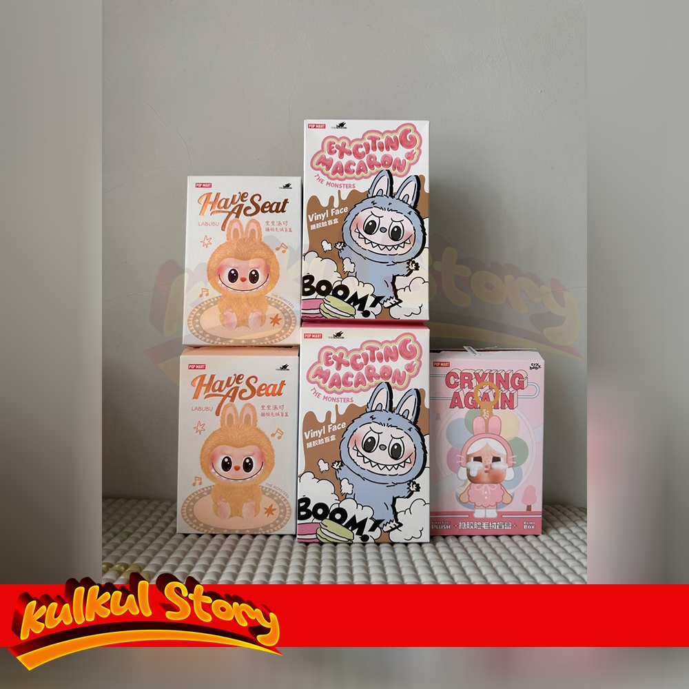 Jual Labubu Excited Macarons Pop Mart | Soymilk | Lychee berry | Green ...