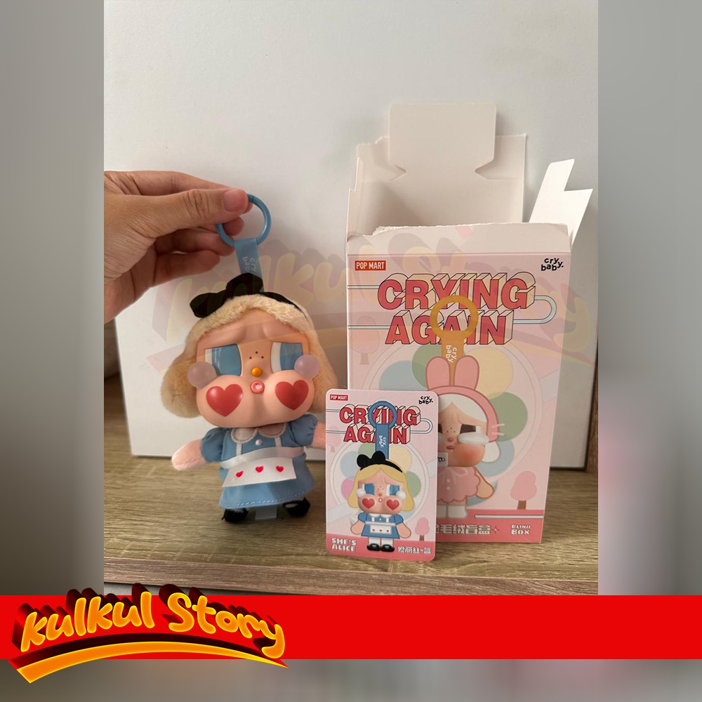 Jual Cry baby crying again vinyl plush Original Pop Mart | Alice | Bee ...