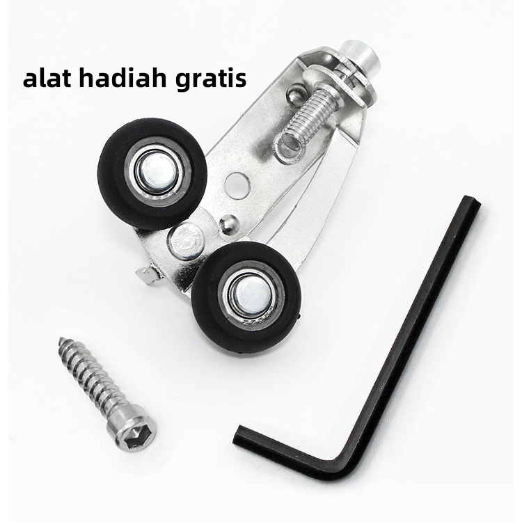 Jual Adjustable Roda Rel Pintu Geser Sliding / Roda Rel Pintu Dorong ...