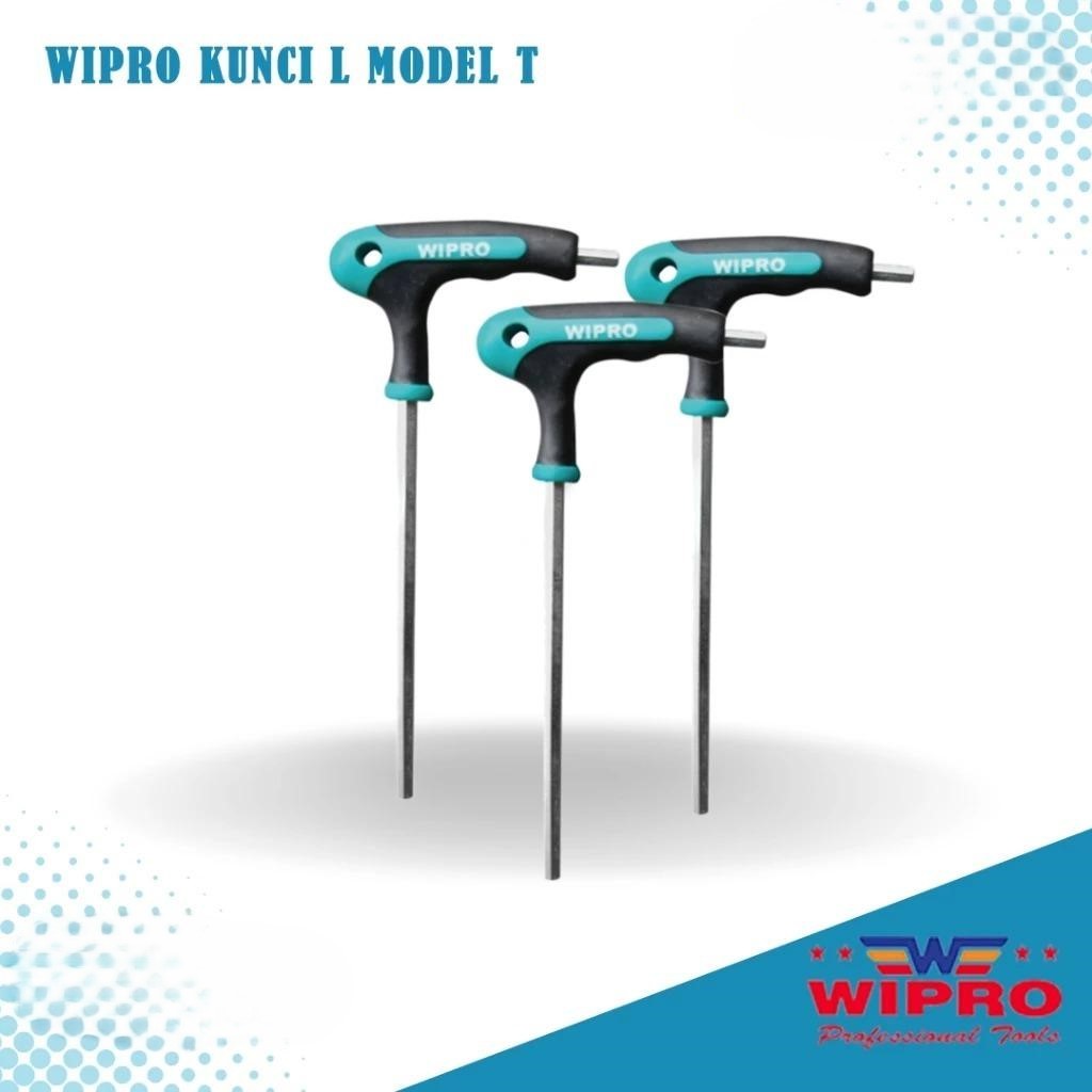 Jual Kunci L Model T 3mm 4mm 5mm 6mm 8mm 10mm WIPRO / T Handle Hex Wrench 3 4 5 6 8 10mm WIPRO ...