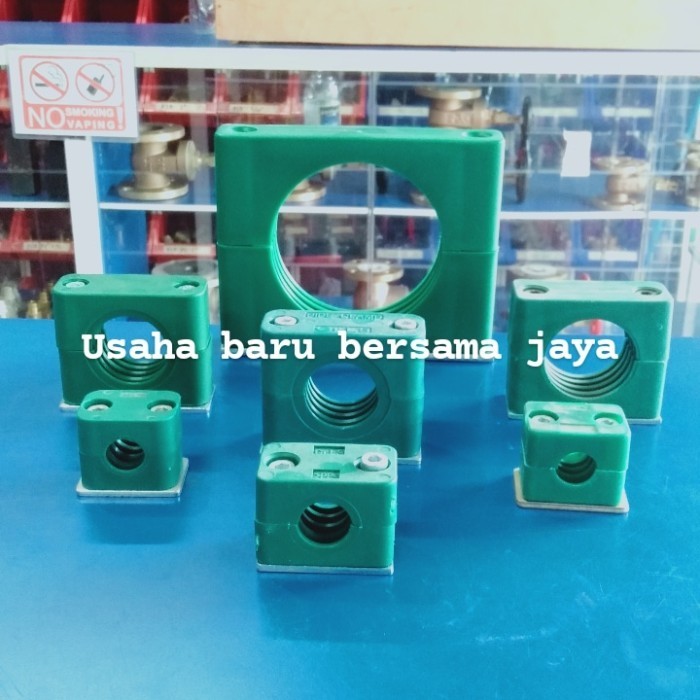 Jual Pvc clamp single tube single plate ( hydraulic clamp ) 50MM ...