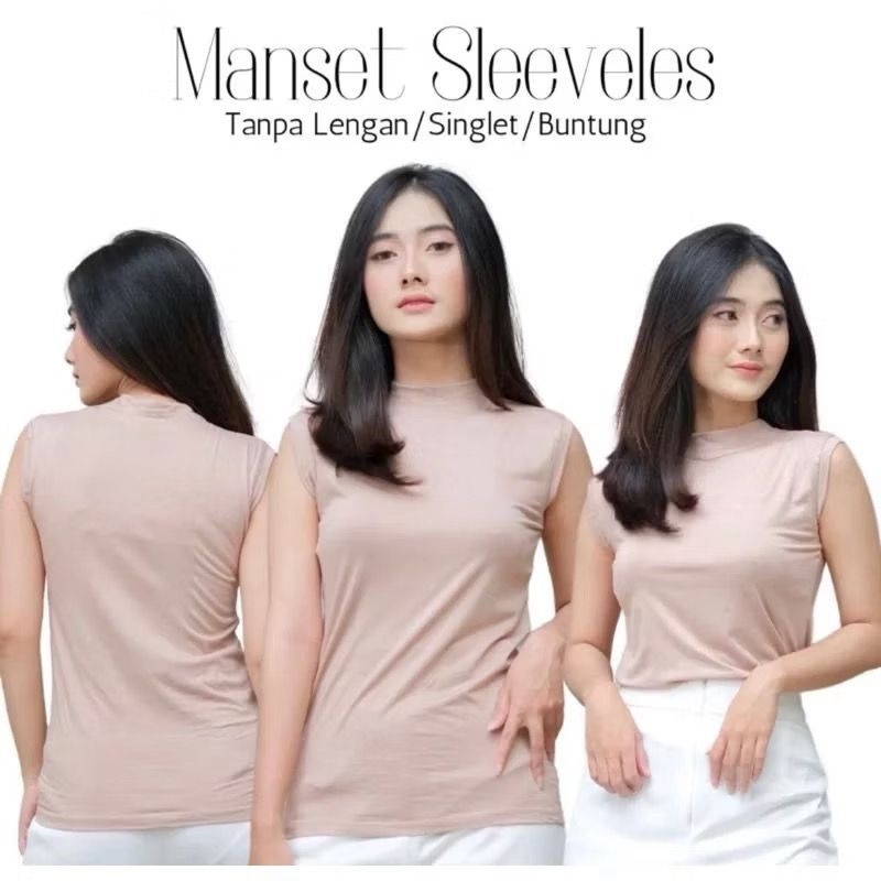 Jual Manset Inner KutungTanpa Lengan | Rayon Premium | Manset Sleeveles ...