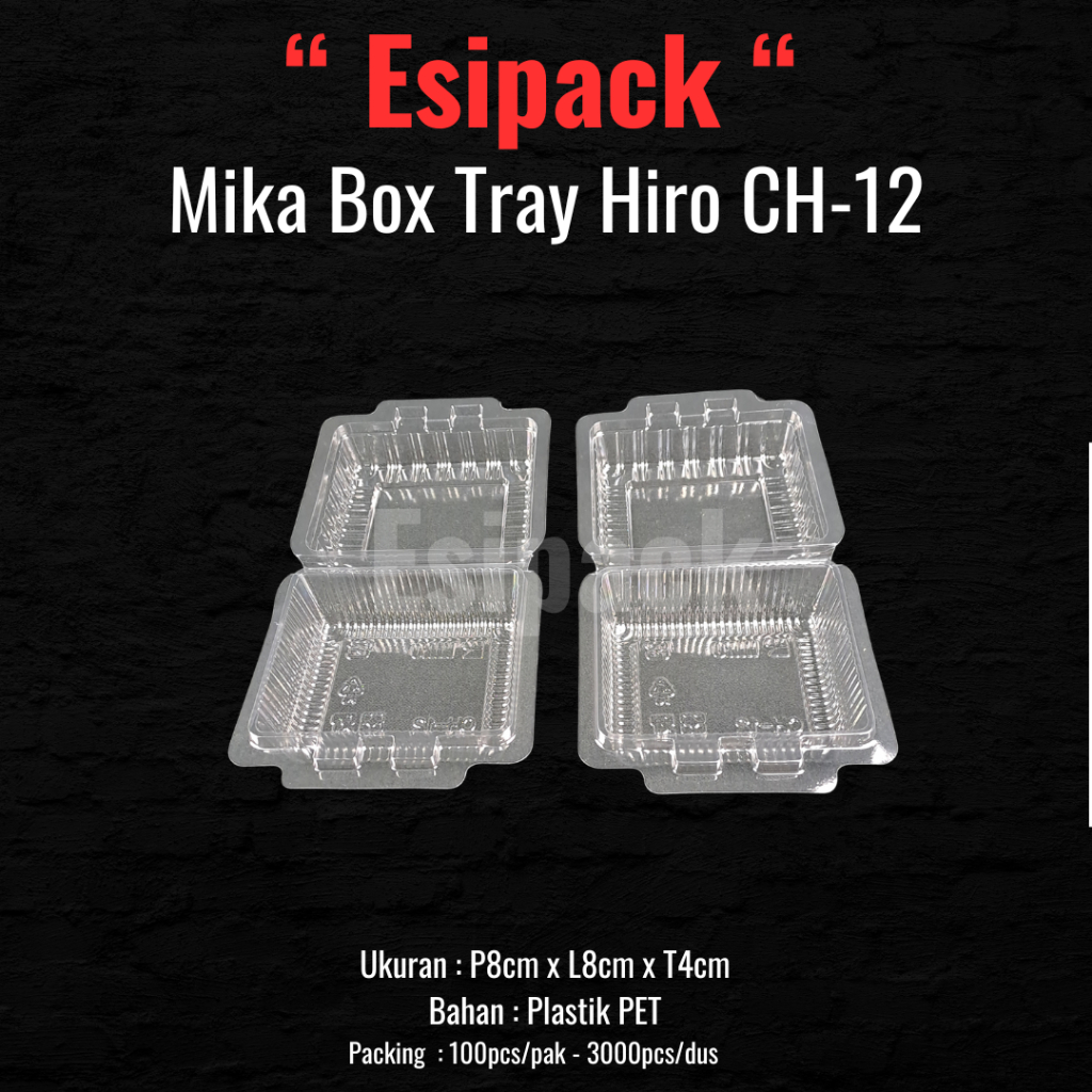 Jual Mika Box Tray Hiro CH-12 Thinwal Sushi Baking Tempat Roti Kue ...