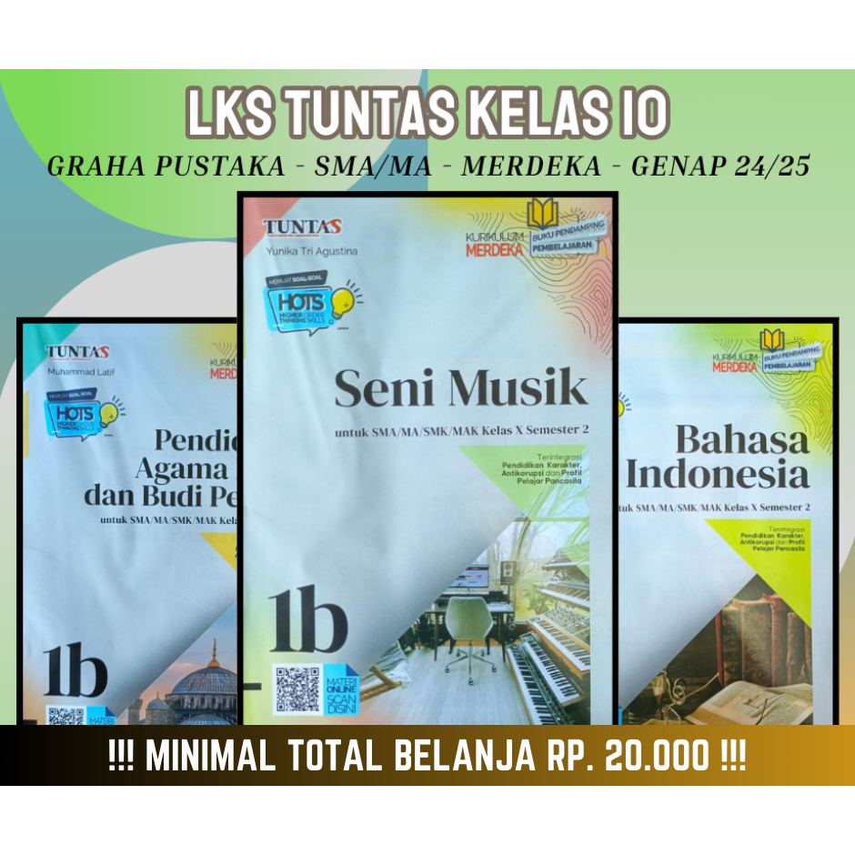 Jual Buku LKS Tuntas Graha Pustaka SMA MA Kelas 10 Merdeka Genap 2024 2025 - Terbaru | Shopee ...