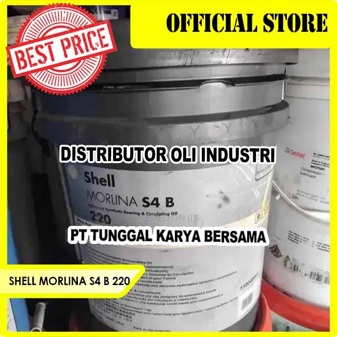 Jual SHELL MORLINA S4 B 220 ( 20 Liter - Ready Stock ) | Shopee Indonesia