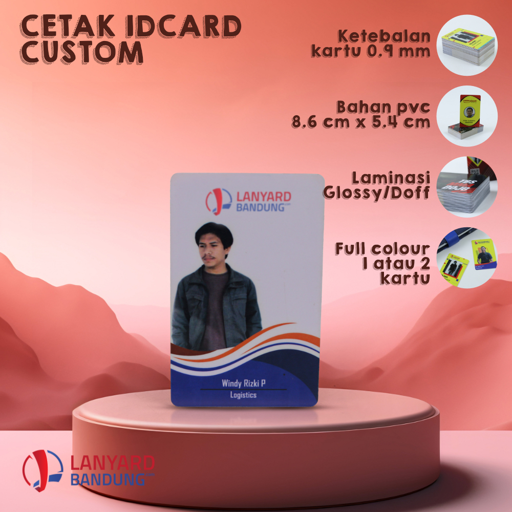 Jual kartu Id card standart kustom 1 sisi atau 2 sisi | Shopee Indonesia