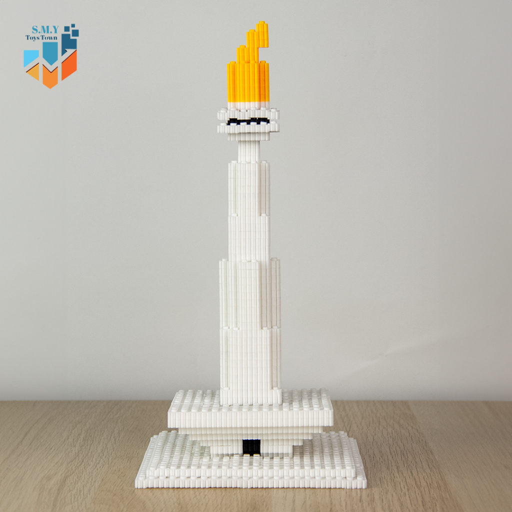 Jual SMY Toystown Monas Nano Block Medium Bricks Mainan Balok Susun ...