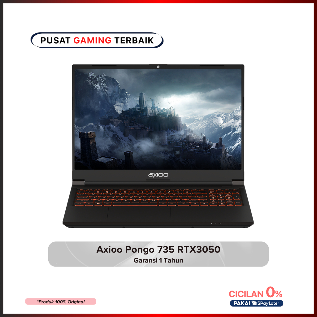 Jual Axioo Pongo 735 / Pongo 725 Core i7 12650H 16GB/512GB RTX2050 Win ...