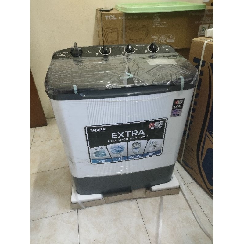Jual SANKEN Mesin Cuci 2 Tabung TW-8900-BK 8Kg | Shopee Indonesia