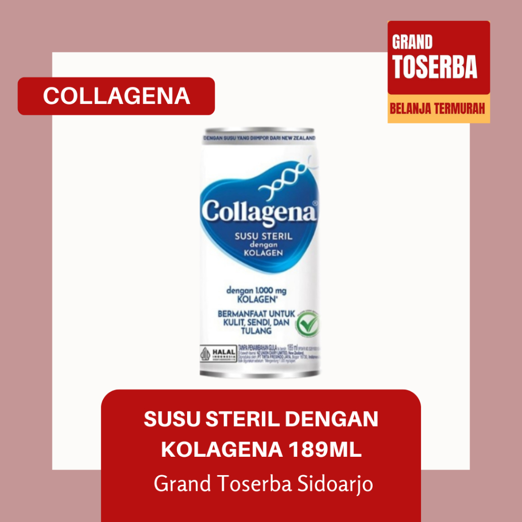 Jual COLLAGENA SUSU STERIL DENGAN COLLAGEN 1000MG / MINUMAN CEPAT SAJI ...