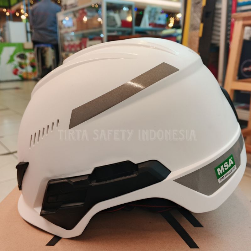 Jual Helm Safety MSA V-gard H1 Trivent Putih Lokal Fastrack SNI Safety ...