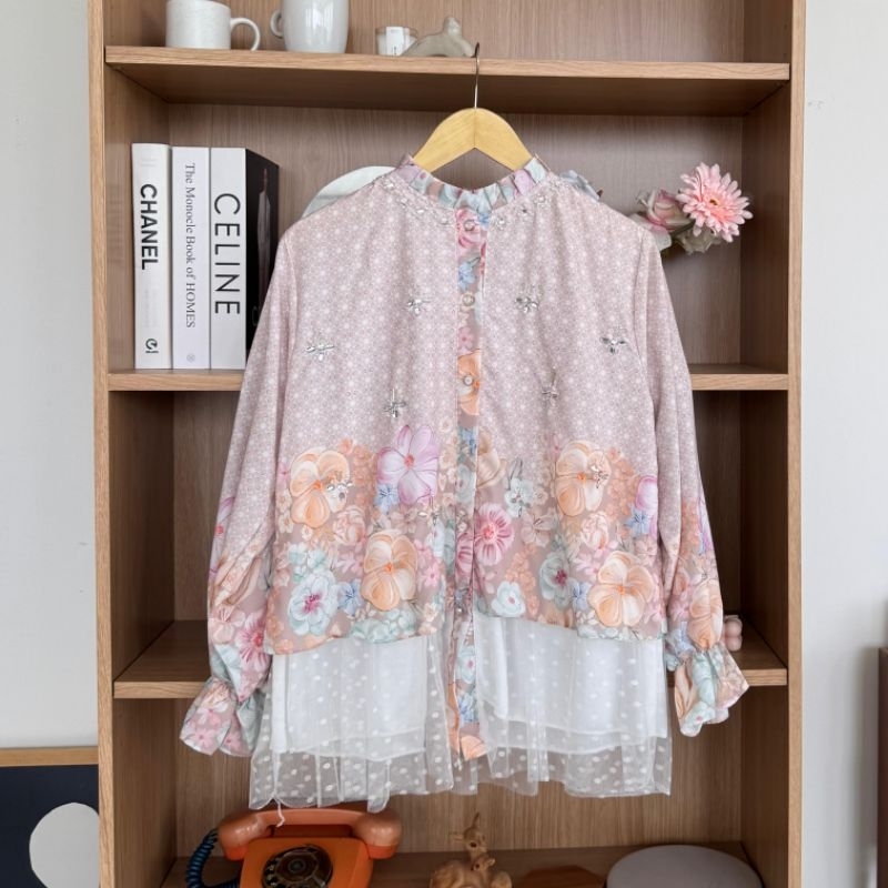 Jual ARUNA SILK BLOUSE PAYET | Raya Series | Baju Lebaran | Baju ...