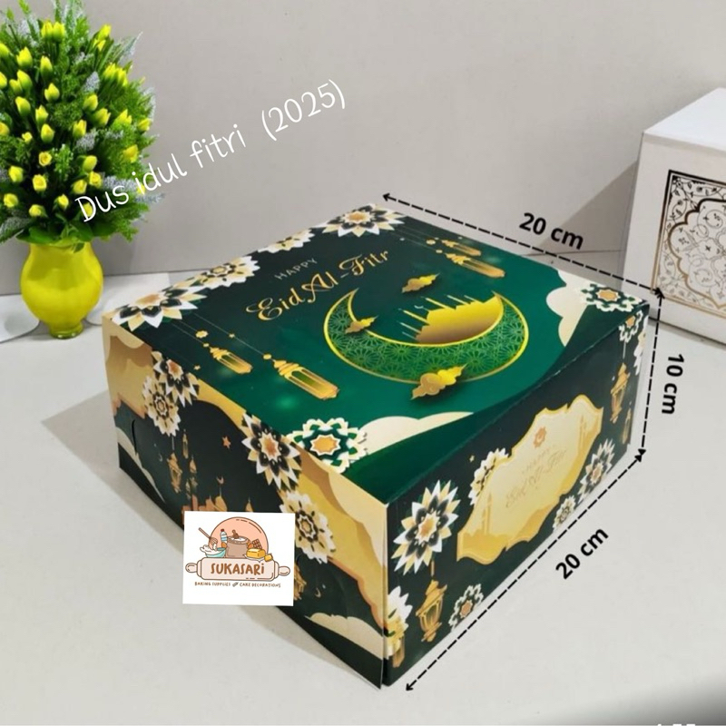Jual Dus Idul Fitri no (37) 20x20x10 cm Cake box Lebaran dus kue ...