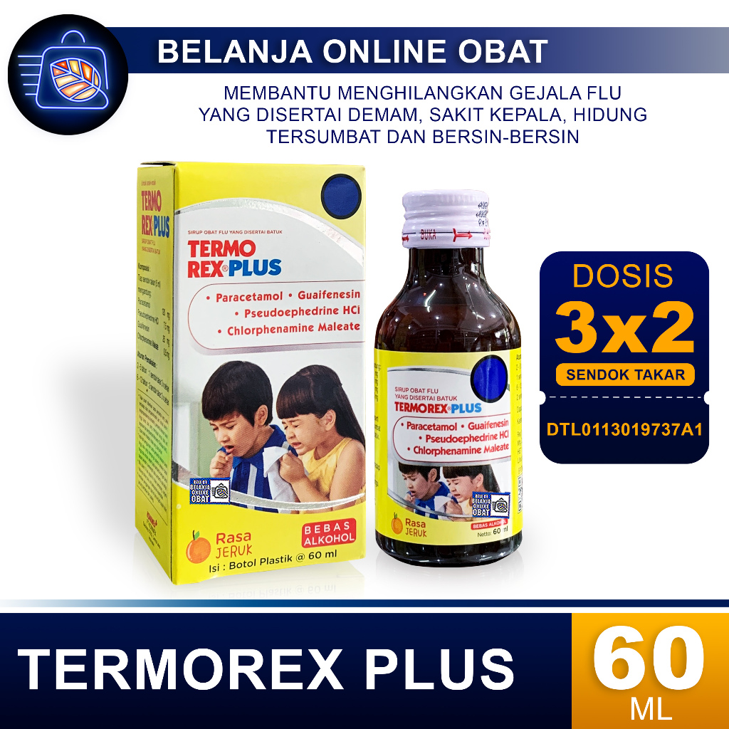 Jual TERMOREX PLUS 60ML // Obat Flu | Shopee Indonesia