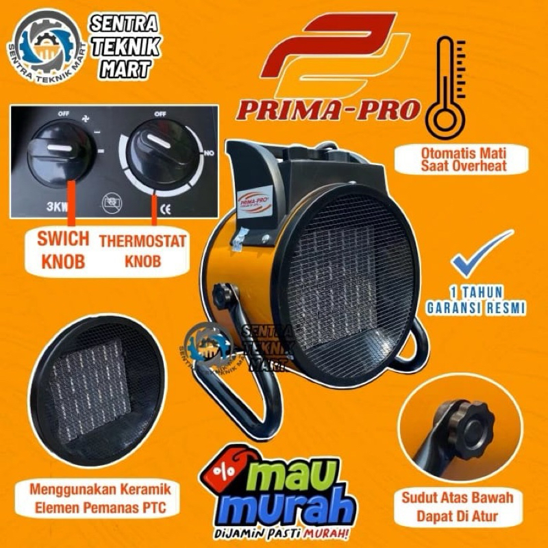 Jual HEATER PEMANAS RUANGAN 2KW 220V blower heater pemanas ruangan ...