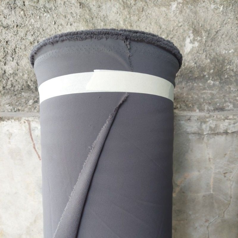Jual Bahan despo wafer dobel stretch warna abu tua | Shopee Indonesia