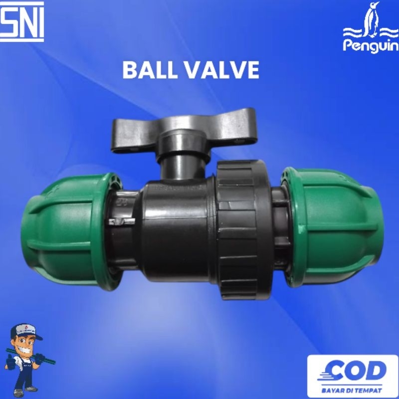 Jual BALL VALVE ATAU STOP KRAN HDPE UK 3/4 INCH (25mm) | Shopee Indonesia