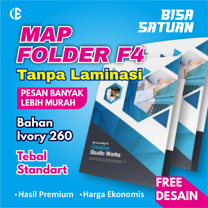 Jual MAP FOLDER F4 Besar Tanpa Laminasi Fullcolor Grosir | Shopee Indonesia