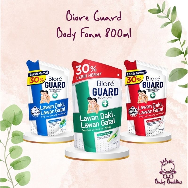 Jual Biore Guard Sabun Mandi Cair Body Foam - Pouch 800 ml | Shopee Indonesia