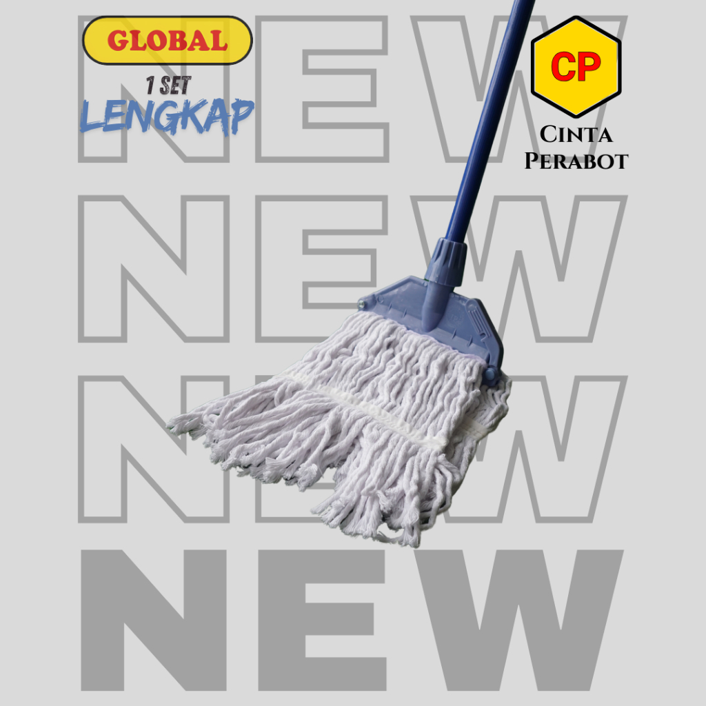 Jual Pel Lantai Global Mop Pel Jepit Katun Jumbo | Shopee Indonesia