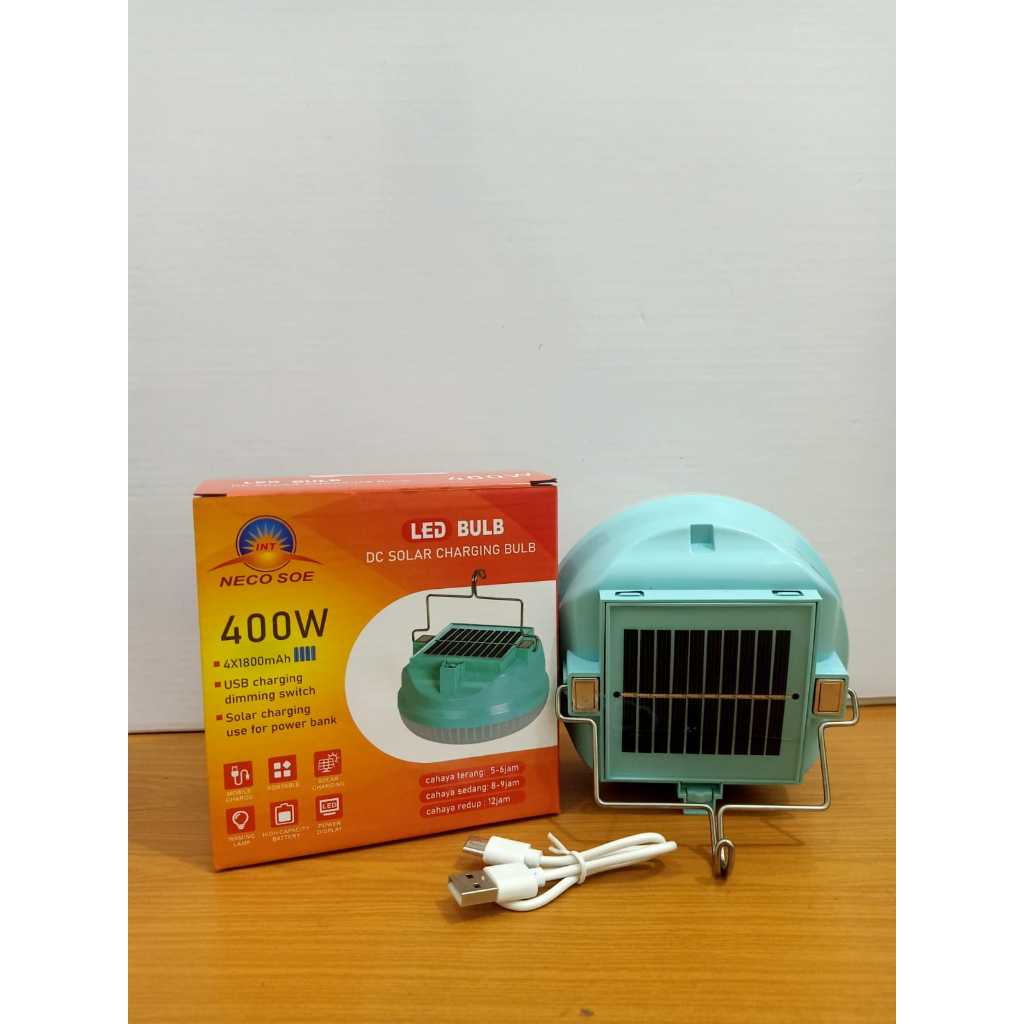 Jual Lampu emergency gantung 400w solar panel neco soe/ lampu tenaga surya 400 watt/ Lampu ...
