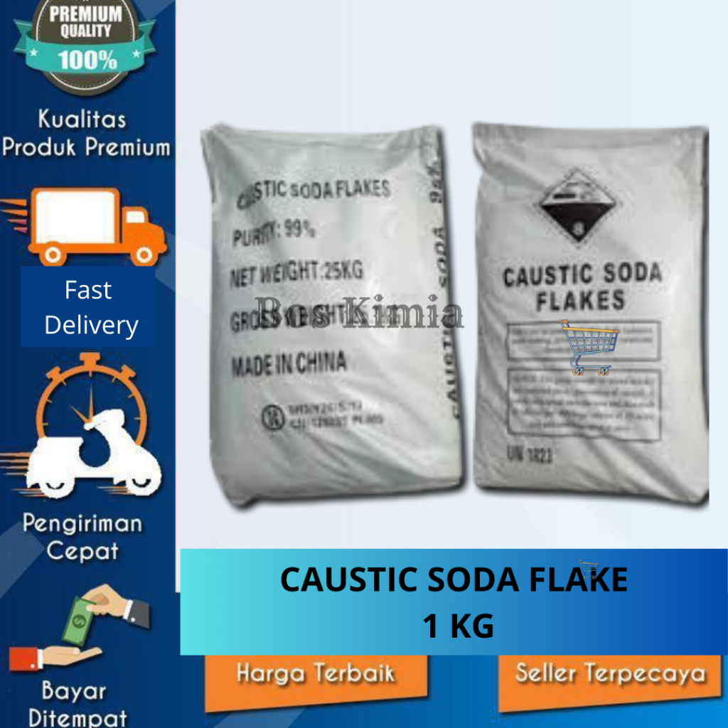 Jual CAUSTIC SODA FLAKE REPACK 1 KG | Shopee Indonesia