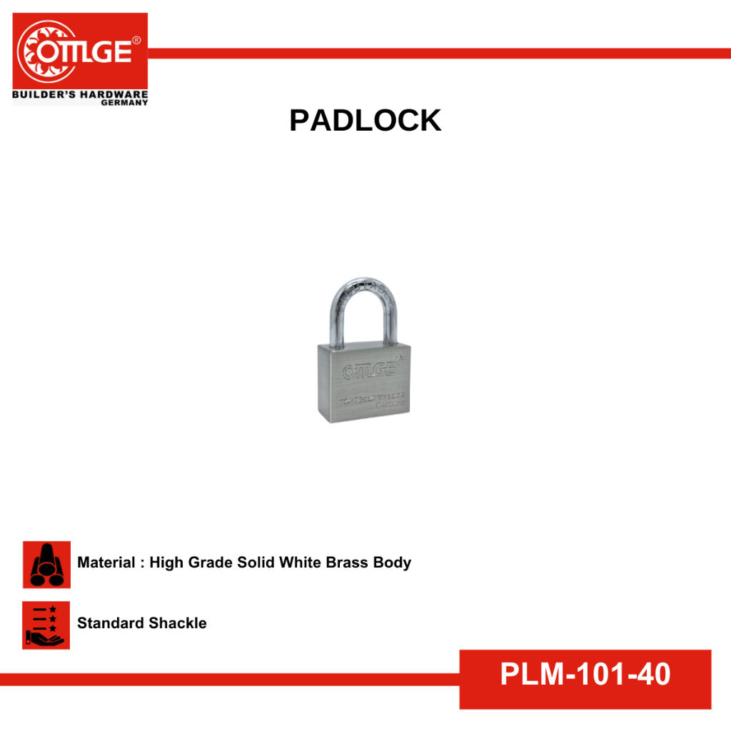 Jual PADLOCK\GEMBOK OMGE PLM-101-40 | Shopee Indonesia