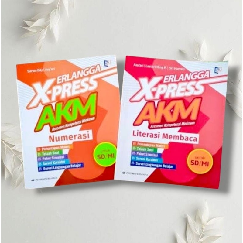Jual ERLANGGA X-PRESS AKM (LITERASI DAN NUMERASI) | Shopee Indonesia